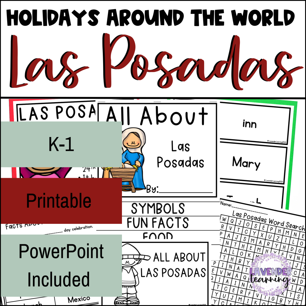 Holidays Around the World Las Posadas Worksheets - Las Posadas ...