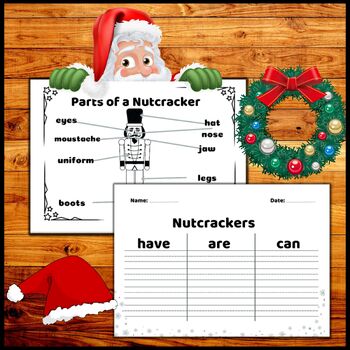 Nutcracker Labeling and Writing Activities - Informative Writing Anchor ...