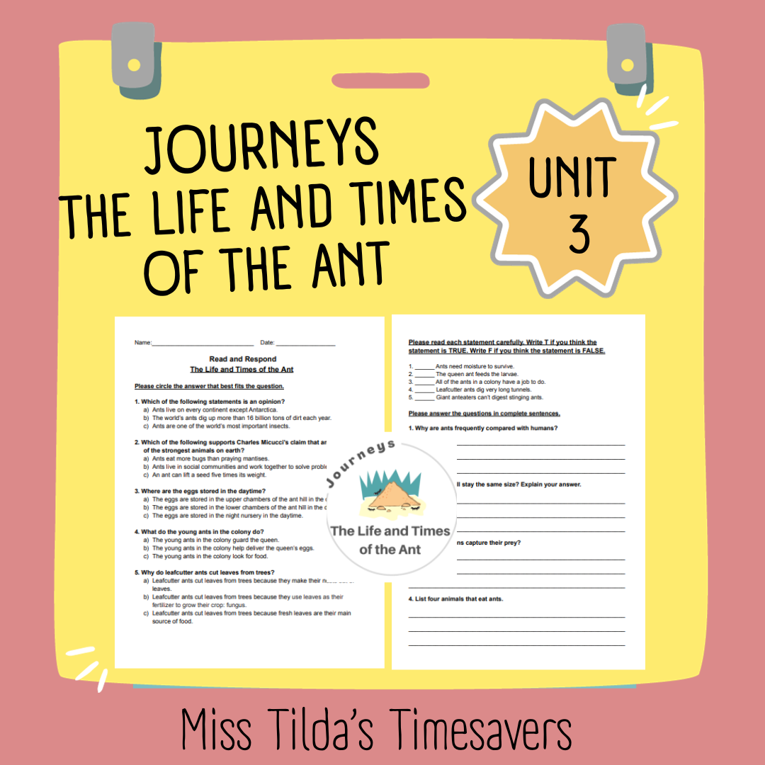 Antarctic Journal - 4th Grade Reading Street - Made By Teachers