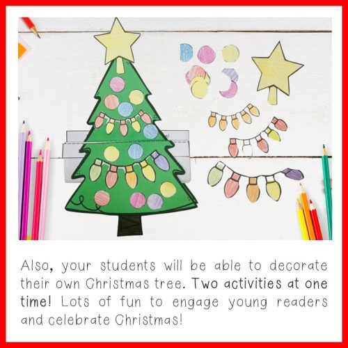 How to decorate a Christmas Tree Craft | Christmas Sequence Writing ...