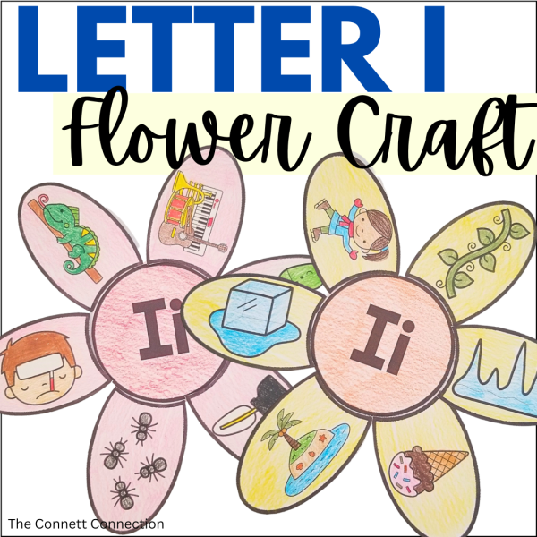 Letter I Flower Craft - A Letter Recognition Craft | Made By Teachers