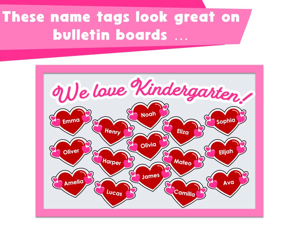 Editable Valentine's Day Cubby Tags | Locker Labels - Made By Teachers