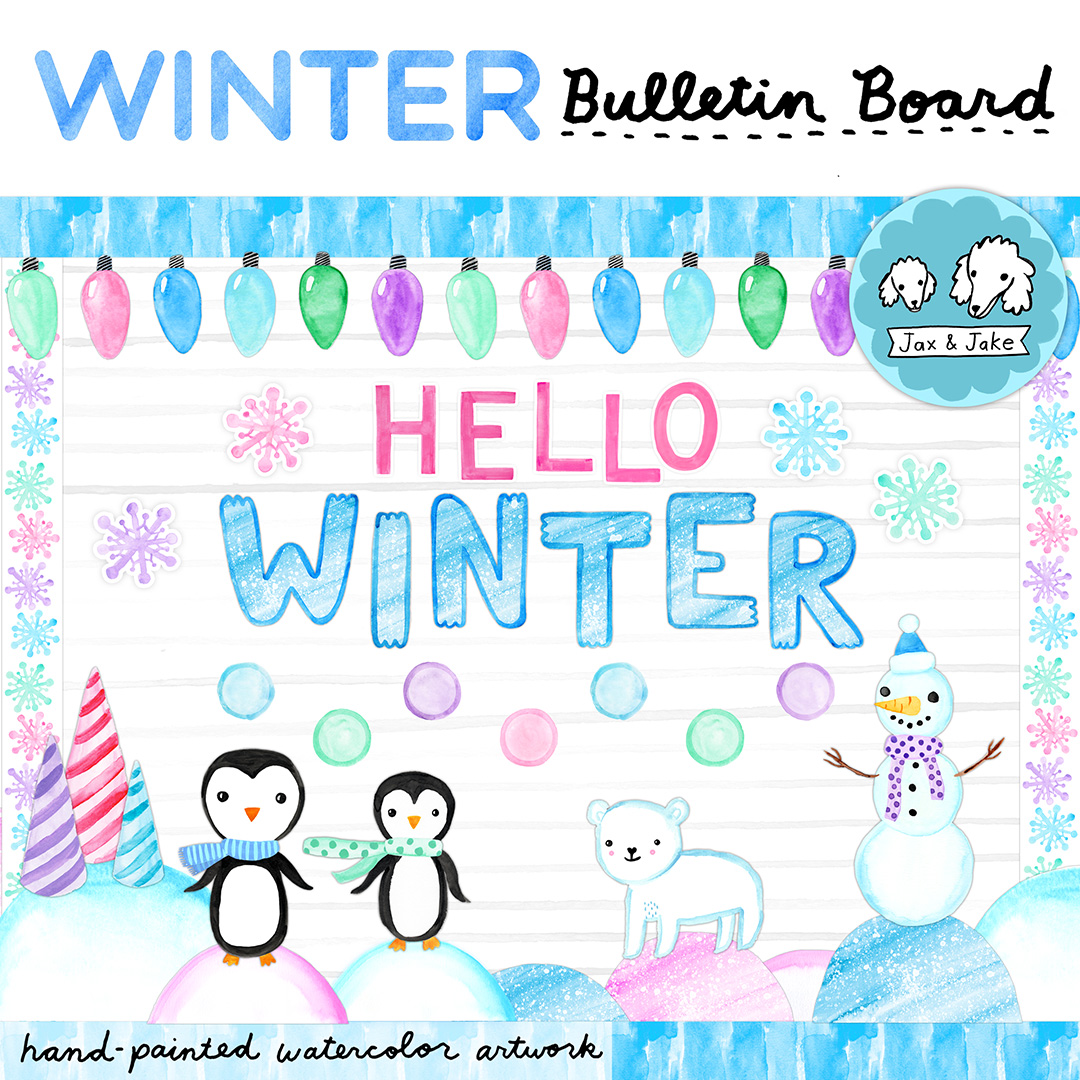 Watercolor Winter Holiday Clipart Borders - Christmas Clip Art Frames ...