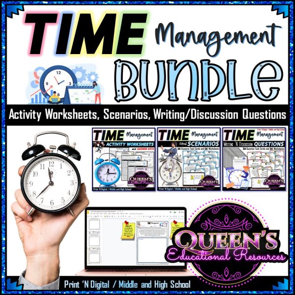 Time Management Activities | Time Management Situation Cards | Time ...