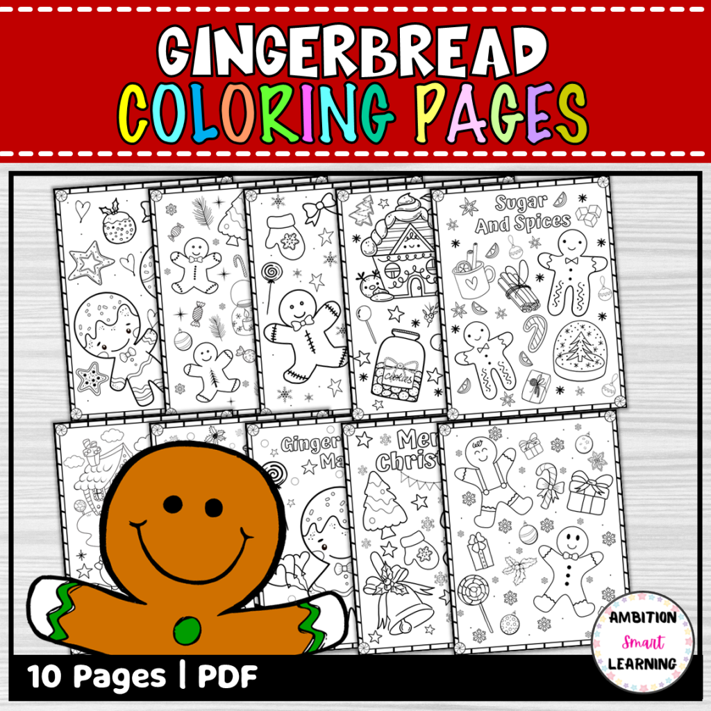 Gingerbread Man Activities | No Prep | Made By Teachers