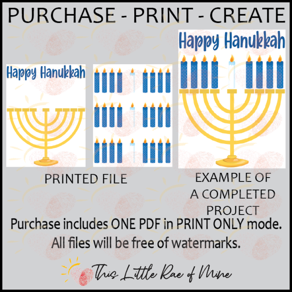 Hanukkah - Menorah - candle - Star of David - Jewish faith - printable ...