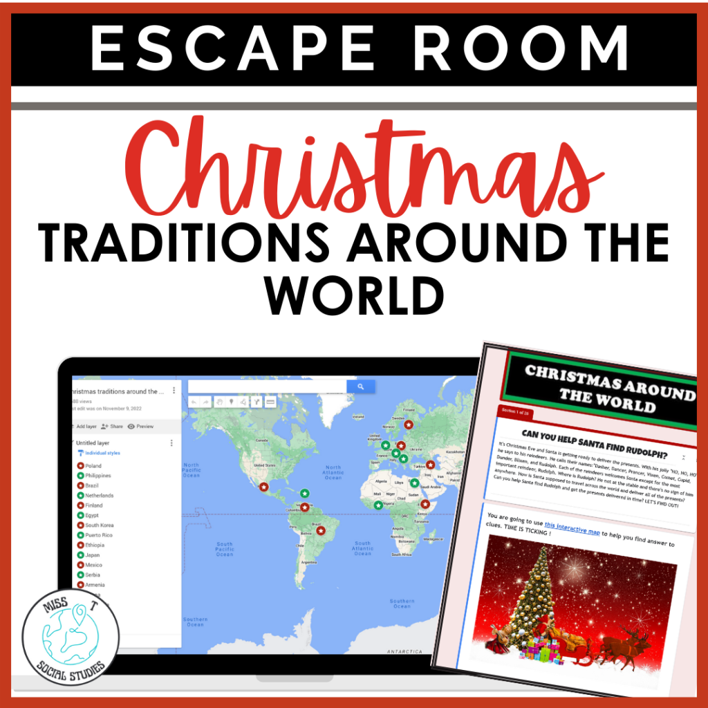 Christmas Around the World Escape Room - Made By Teachers