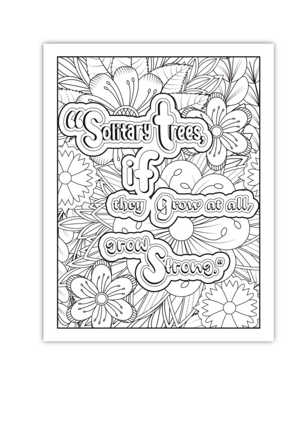 40 inspirational Quotes Coloring Book - Made By Teachers