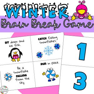 Winter Movement Brain Break Cards | Made By Teachers
