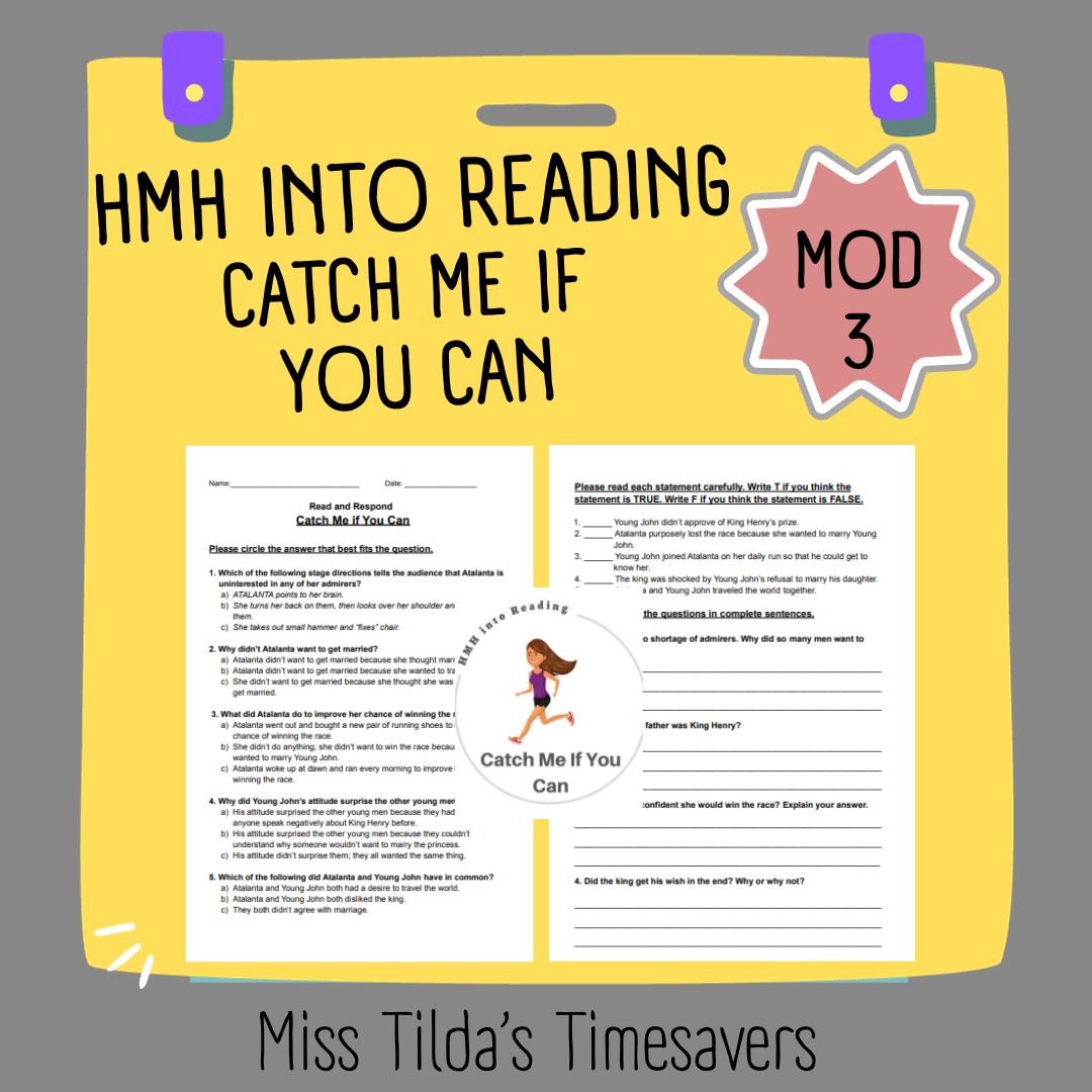 Grade 4 HMH into Reading Quiz: Module 6 - Made By Teachers