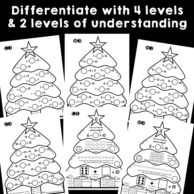 2nd Grade Winter Math Crafts Bundle | December Bulletin Board Craft ...