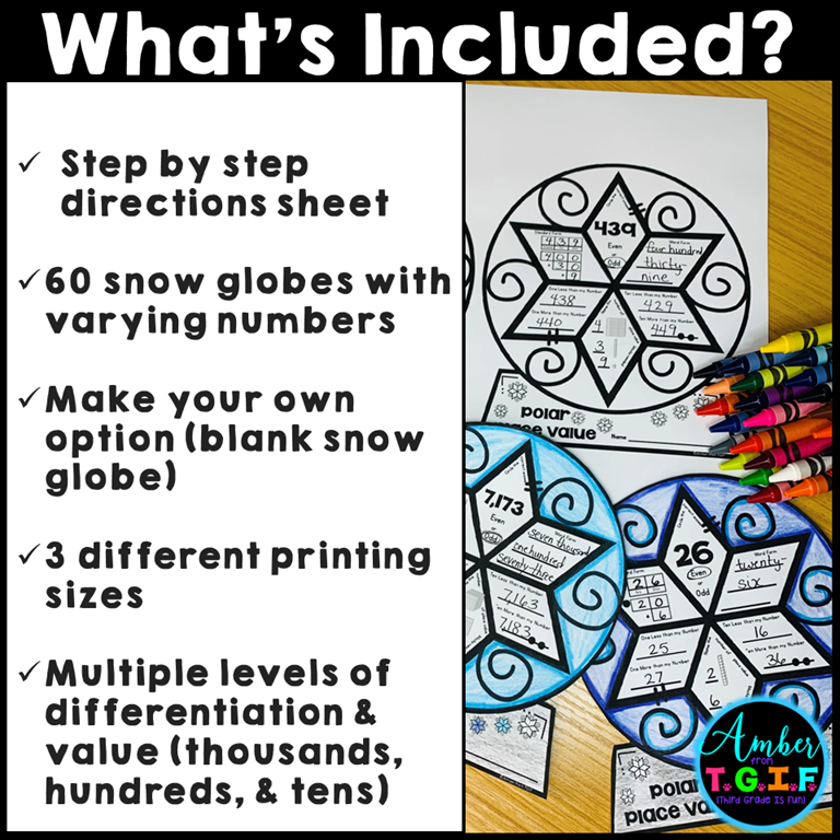 2nd Grade Winter Math Crafts Bundle | December Bulletin Board Craft ...