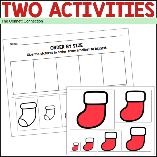 Christmas Ordering by Size Activities | Made By Teachers