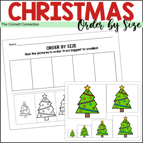 Christmas Ordering by Size Activities | Made By Teachers