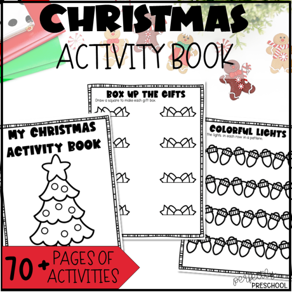 Christmas Activity Book for Early Finishers Morning Work Preschool ...