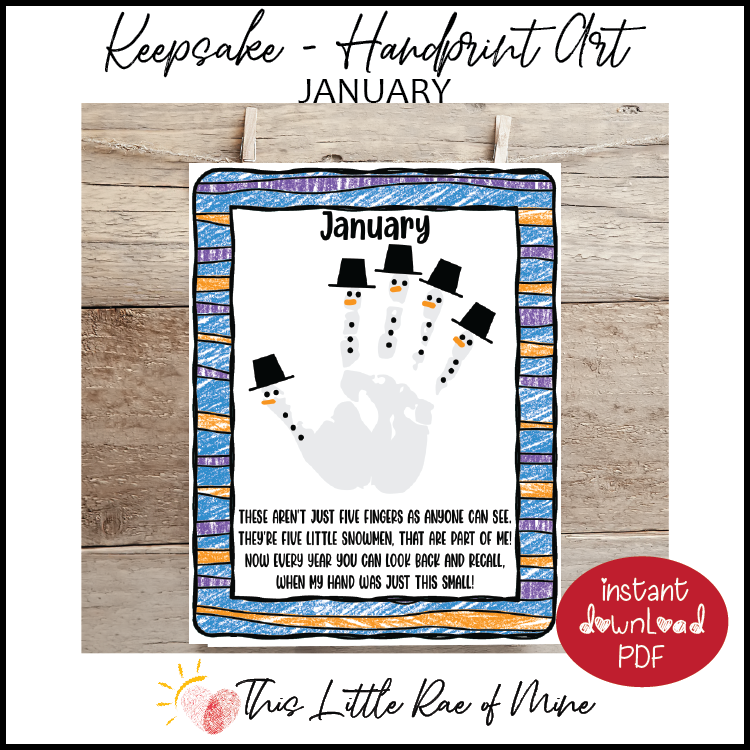 Five Little Acorns - handprint Art - fingerprint - Keepsake - Printable ...