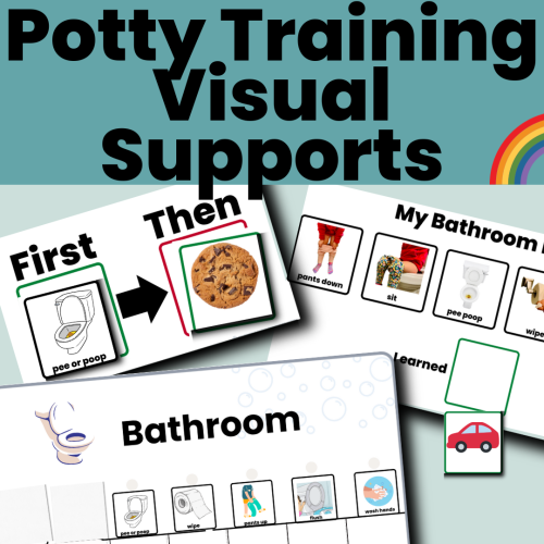 Autism Toilet Training Bundle with Potty Visual Supports & Stories ...