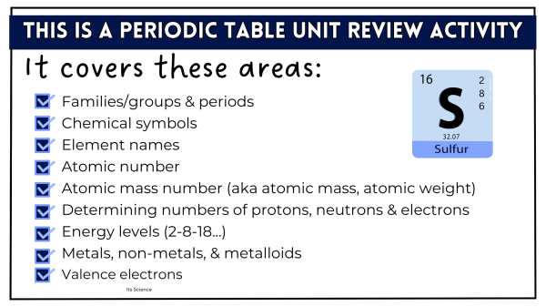 Periodic Table Task Cards - Scavenger Hunt - Break Out - Game Activity ...