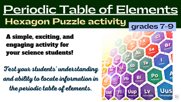 Periodic Table of Elements Hexagon Puzzle - Activity | Made By Teachers