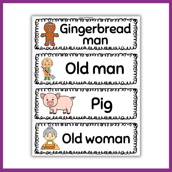 Gingerbread Man Write The Room, Count The Room & Color The Room - Made ...