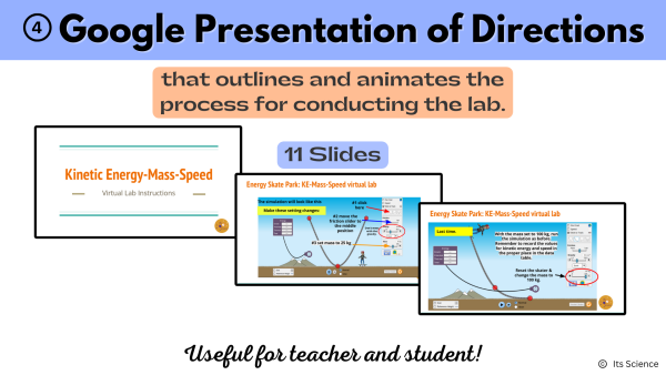 Kinetic Energy - Mass - Speed Virtual Lab Activity - Made By Teachers