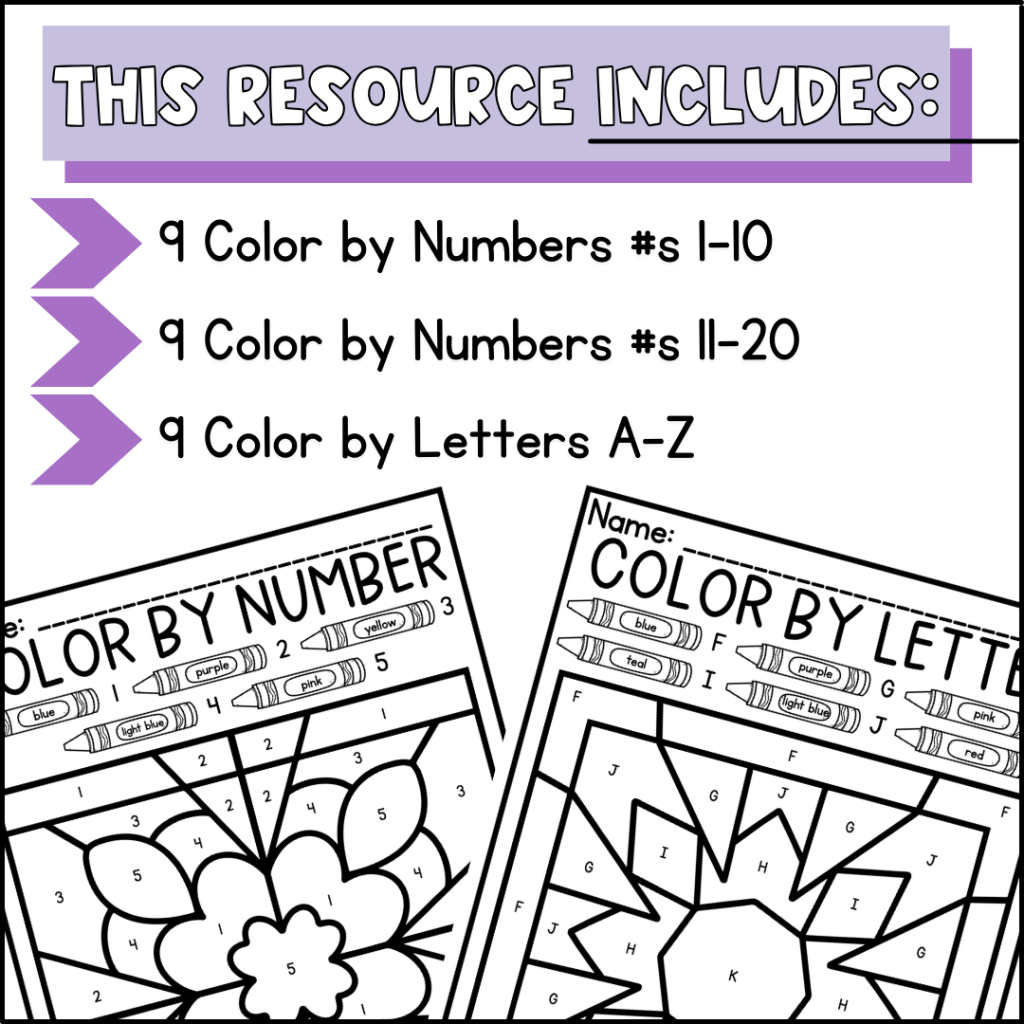 Pattern Tiles #1 Color by Codes - Color by Number - Color by Letters ...