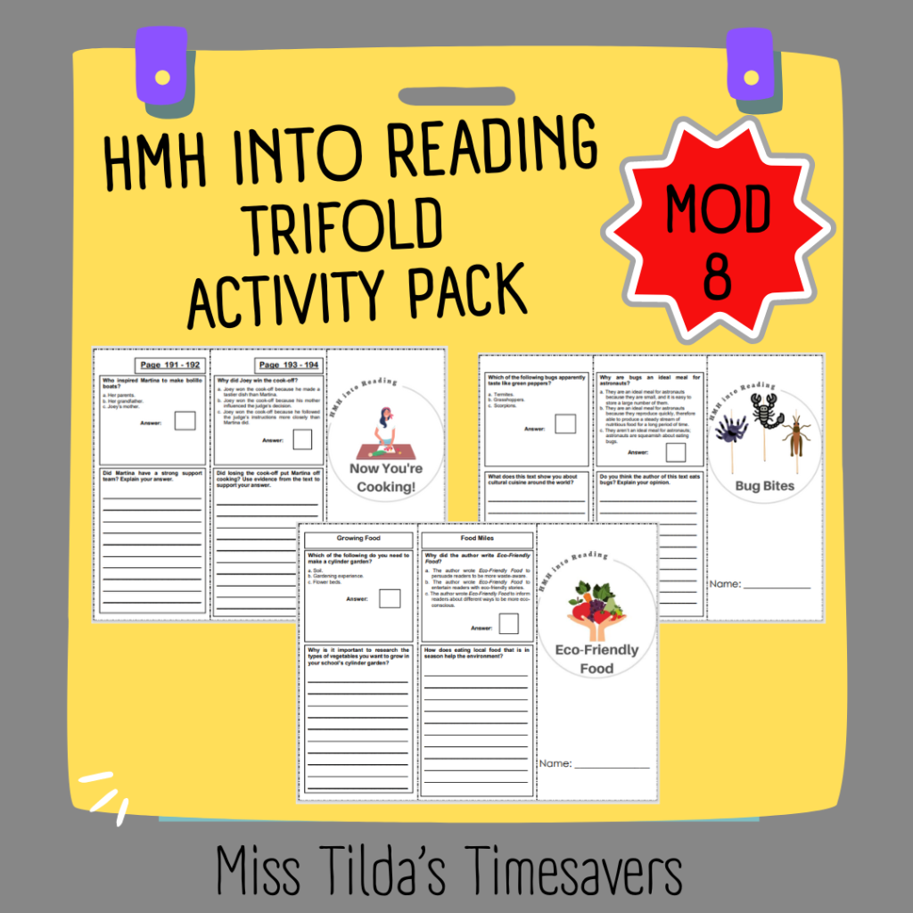 4th Grade HMH into Reading Activity Pack - Module | Made By Teachers