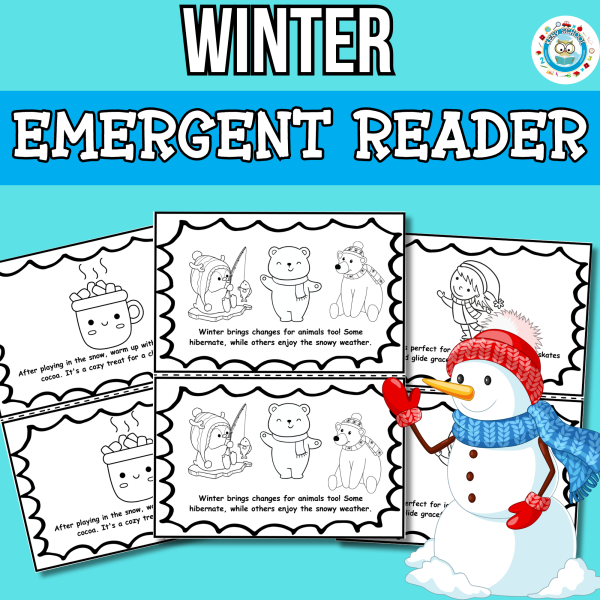 Winter Emergent Reader Mini Book|December To February Early Readers ...