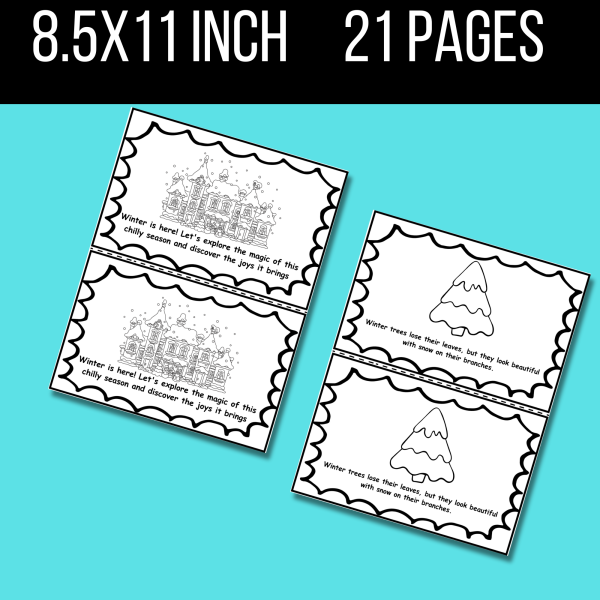 Winter Emergent Reader Mini Book|December To February Early Readers ...