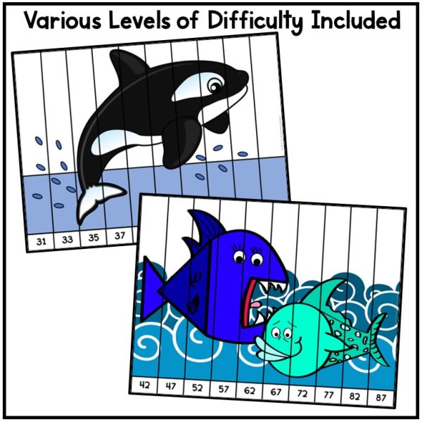 Skip Counting by 2, 5 and 10 Puzzles - Made By Teachers