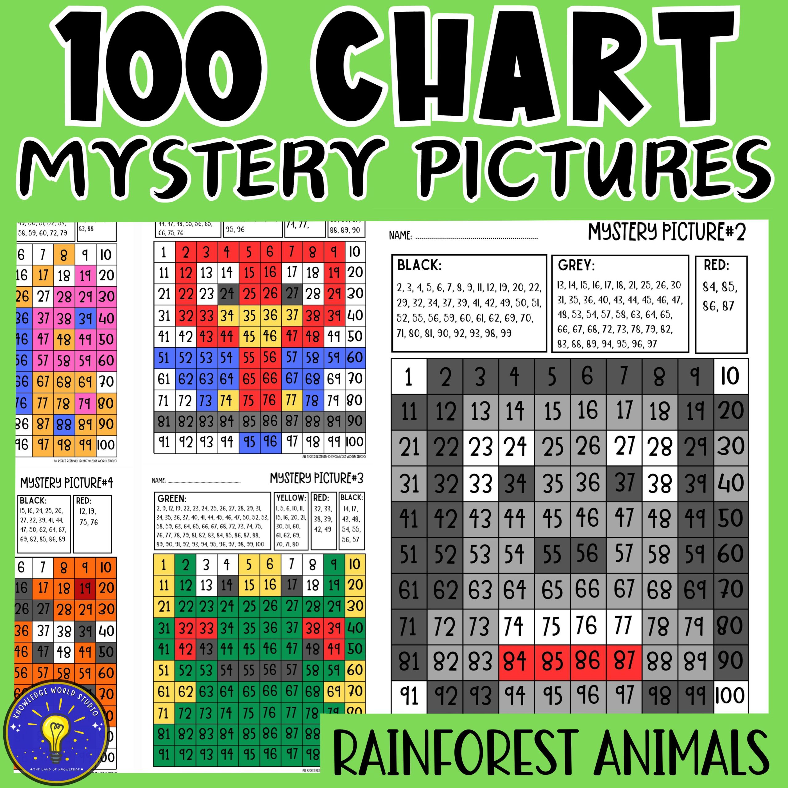 Groundhog Day Math Activities | Hundreds Chart Mystery Picture ...