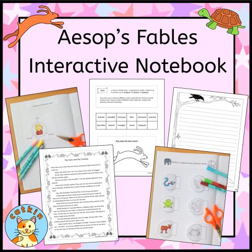 Creative Writing Interactive Notebook - Aesop's Fables | Made By Teachers