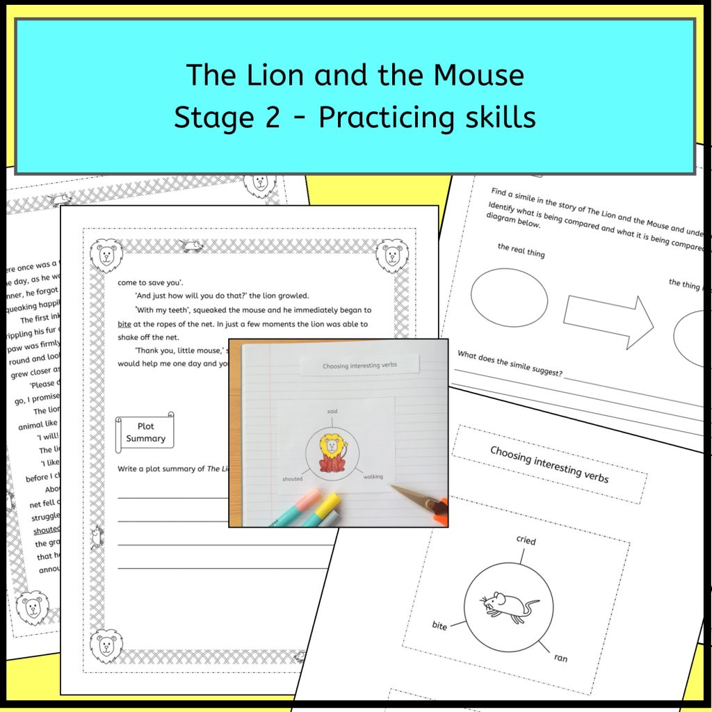 Creative Writing Interactive Notebook - Aesop's Fables - Made By Teachers