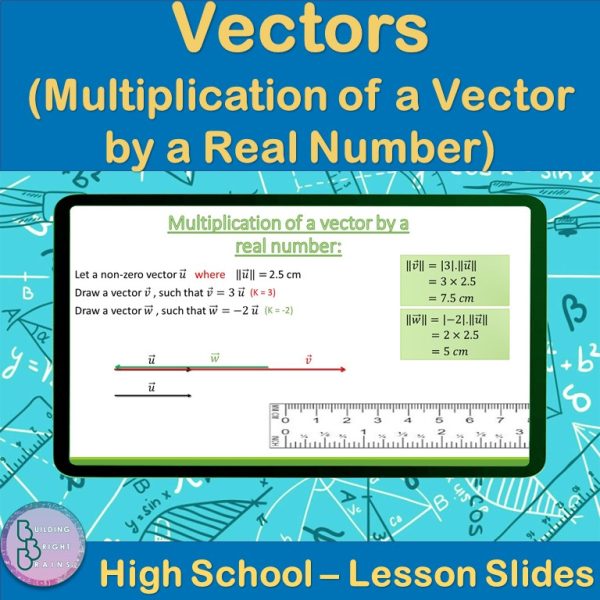 Vectors (Multiplication of a Vector) | High School Math PowerPoint ...