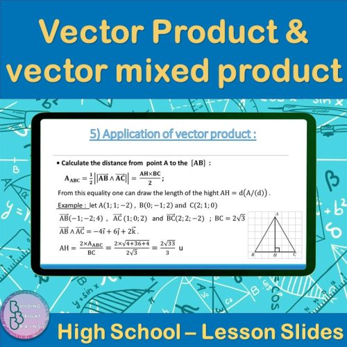 Vector Product & Vector Mixed Product| High School Math PowerPoint ...