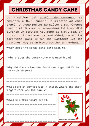 Christmas Spanish Worksheet Activity Pack for Young Learners - Made By ...