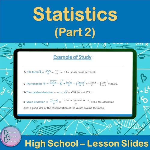 Statistics Part 2 | High School Math PowerPoint Lesson Slides | Made By ...