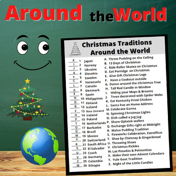 Christmas Traditions Trivia around the World Activity Resource ...