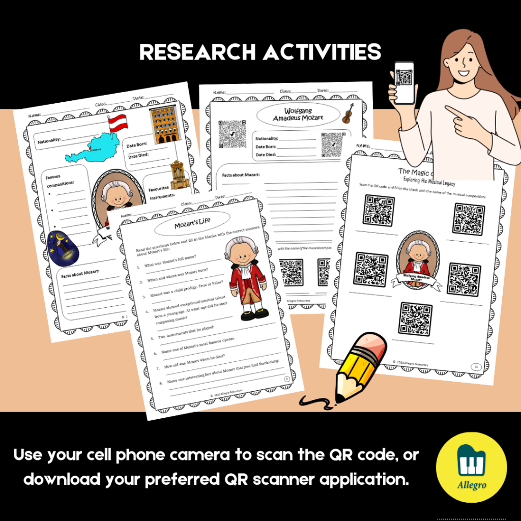 The life of Mozart- Biography and activities - Made By Teachers