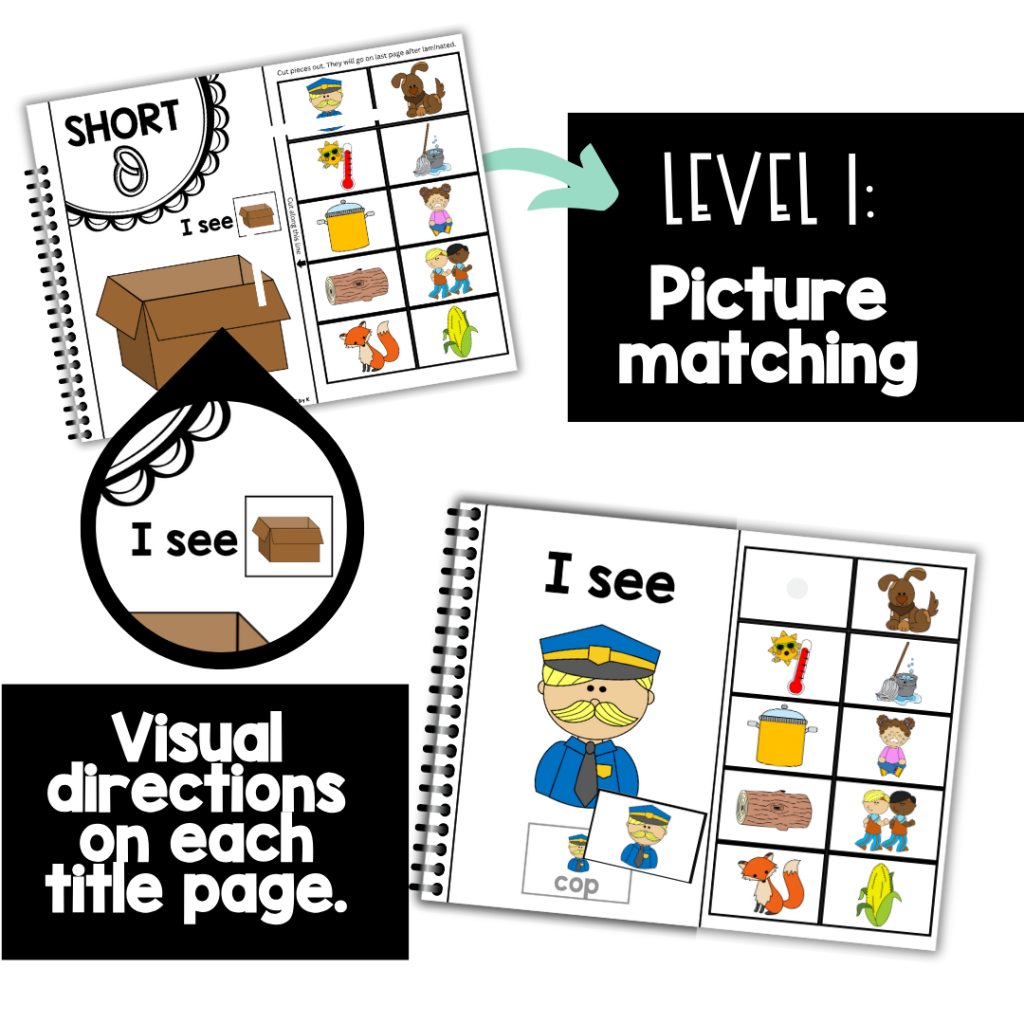 Short O Adapted Books, CVC Adapted Books, Special Education Skill ...