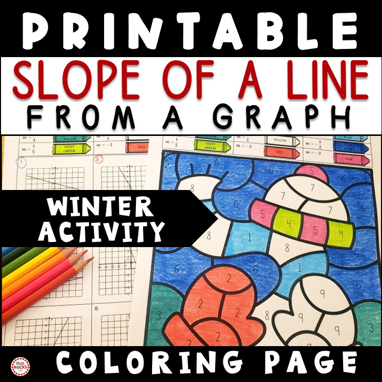 Christmas Solve Linear System By Graphing Coloring Math Activity 9th ...