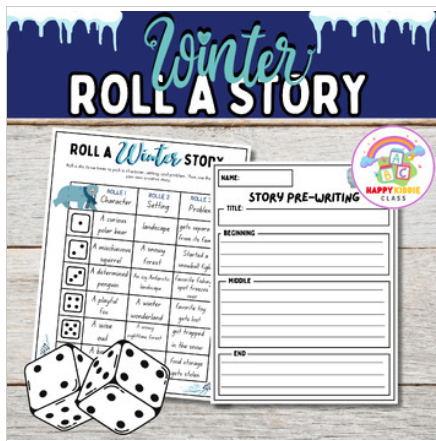 Winter Roll and Write a Story for December, January Creative Writing ...