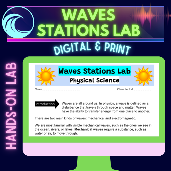 Waves & Wave Characteristics Stations Lab FUN Hands On Physics & STEM ...
