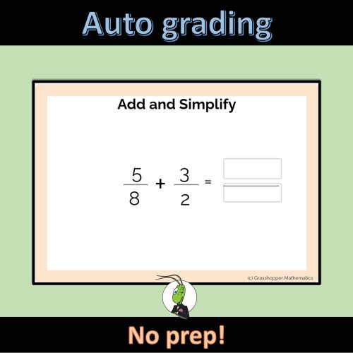Adding Fractions with Unlike Denominators | Boom Digital Task Cards ...