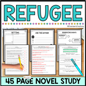 Refugee Alan Gratz Novel Study and Book Activities - Made By Teachers