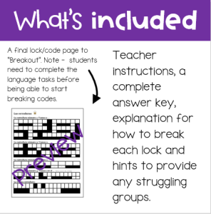 Spanish Future ir + a + infinitive Escape Room Breakout Activity on ...