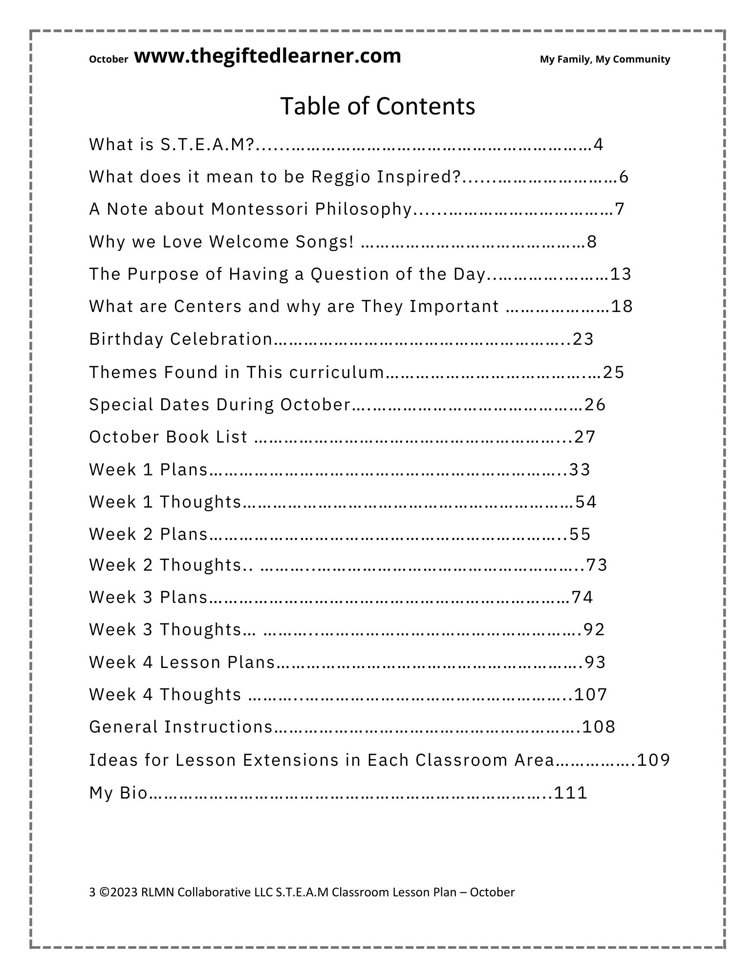 Preschool curriculum Lesson Plans fully written STEAM Reggio Montessori ...