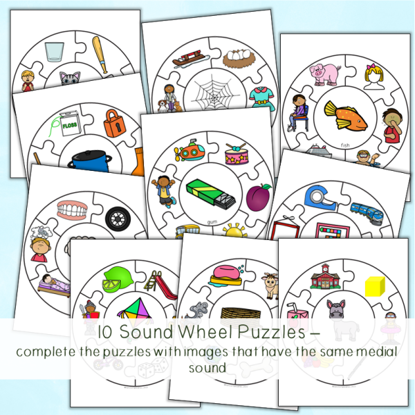 Medial Vowel Sounds Phonemic Awareness Games & Activities - Made By ...