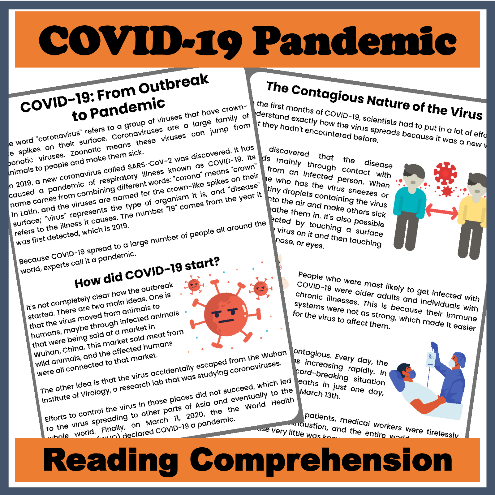 Modern Olympic Games - Reading Comprehension Text with Worksheets and ...