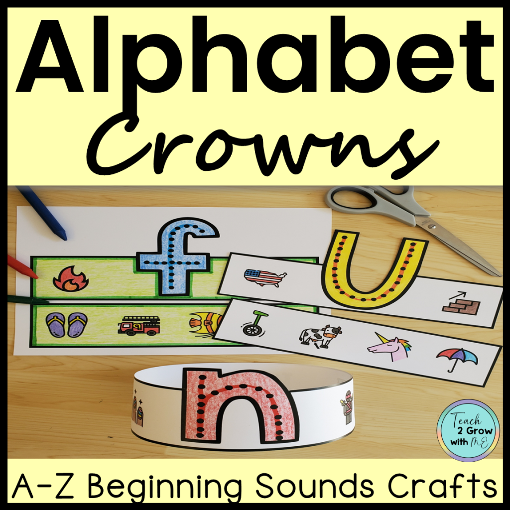 Alphabet Crafts Letter Identification & Sounds Activities Hats ...